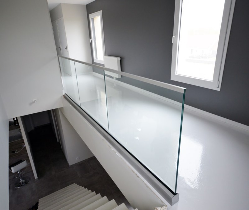 Rambarde en verre
